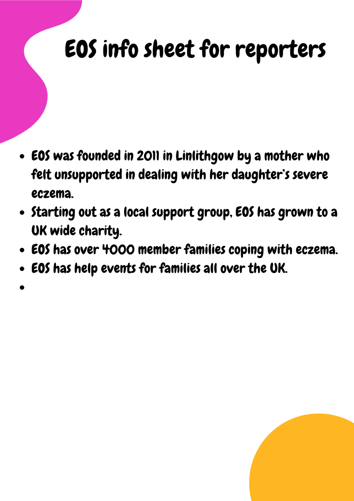 Media centre – Eczema Outreach Support